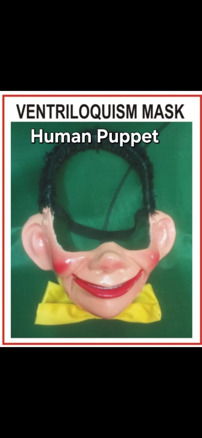 Ventriloquist Human Puppet Half Mask - Patil Magic